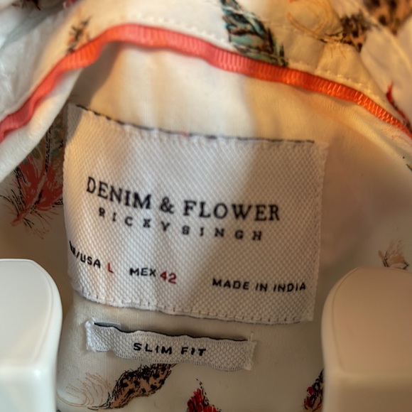 Denim & Flower | Shirts | Denim And Flower Ricky Singh Button Down ...